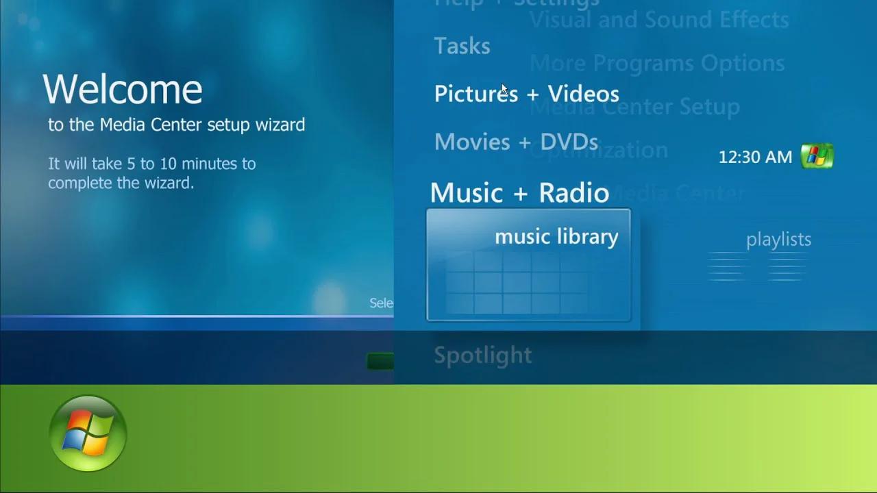 Probando versiones beta de Windows Media Center