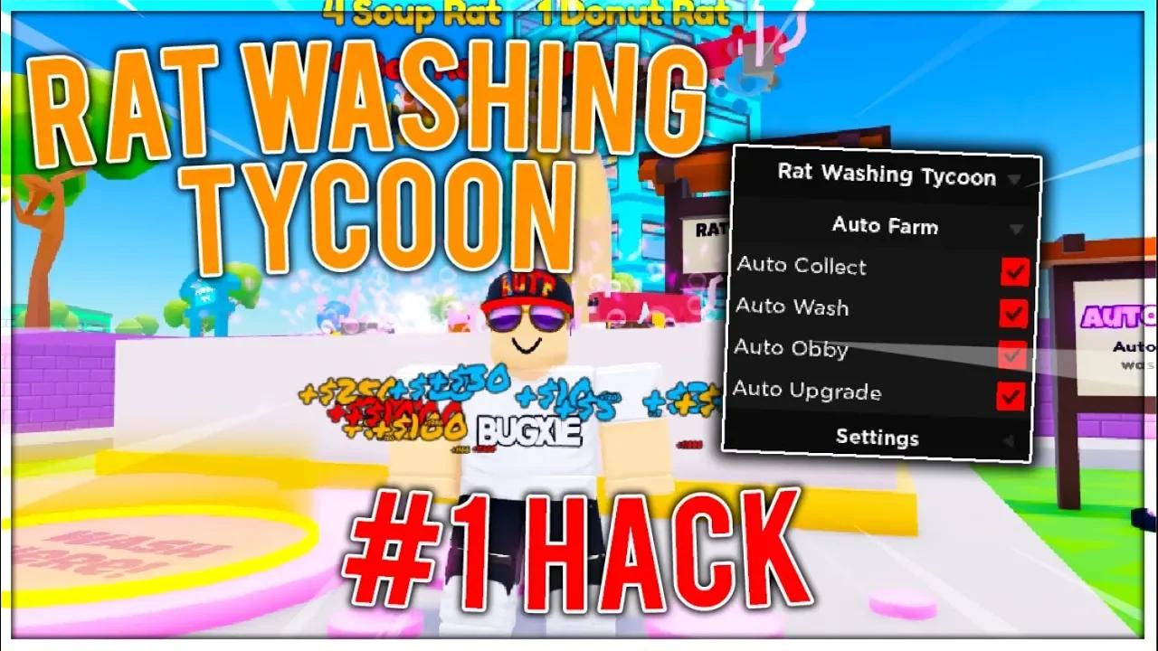 Rat Washing Tycoon Script Hack *PASTEBIN* | INFINITE CASH, BEST AUTO ...