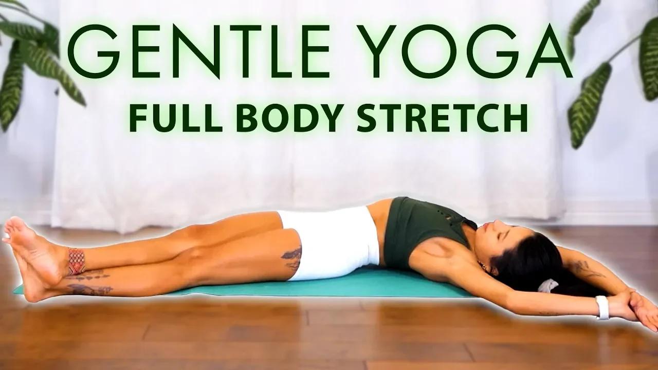 Stretch it OUT! Full Body Stretch Routine, Gentle Yoga Beginners ...