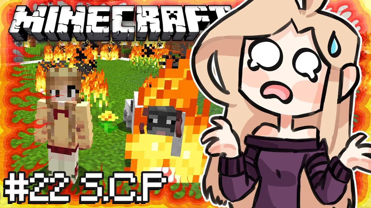 Survie SCP : YA LE FEU DANS LES MOUTONS !!!! EP22 S2 (Minecraft FR) SCP 1437 - 594