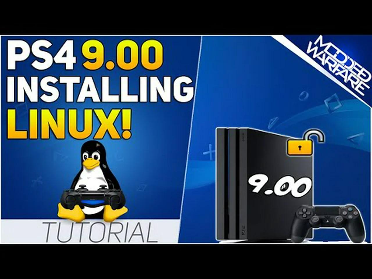 Installing a Linux Desktop on the 9.00 PS4 Jailbreak