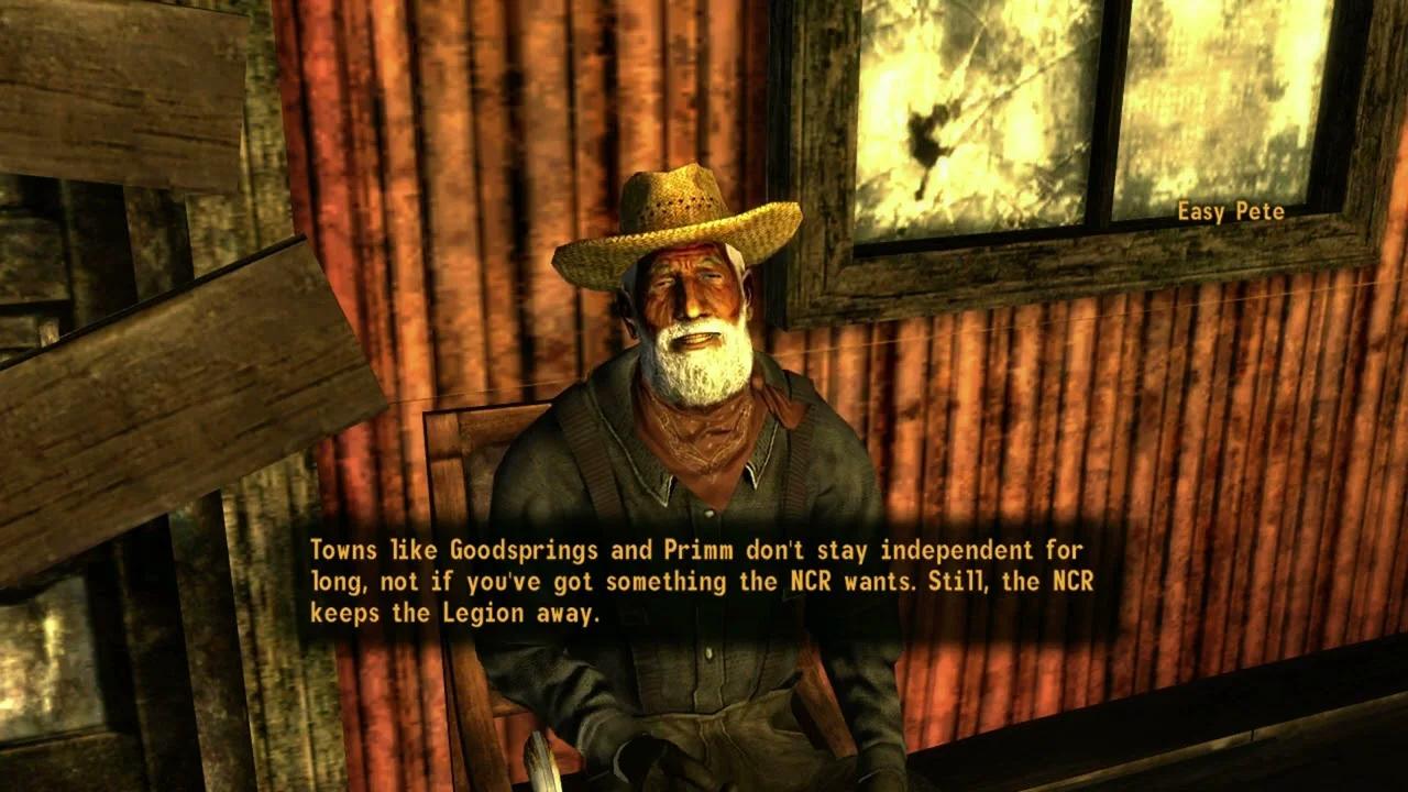 Fallout: New Vegas - Back In The Saddle | Meet Easy Pete at Prospector ...