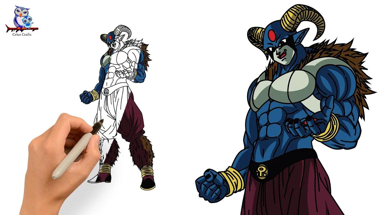 How to Draw Moro - Dragon Ball Super Manga