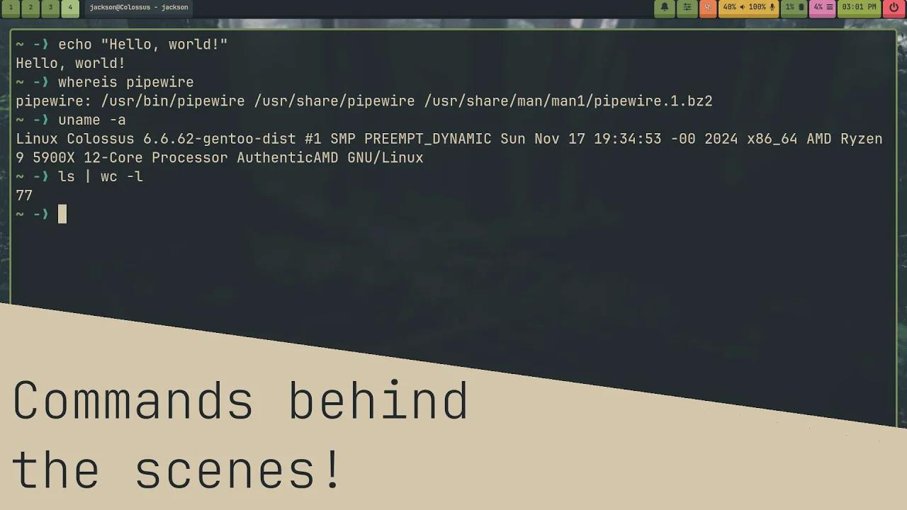 How do commands work behind the scenes?