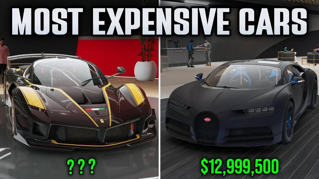 Most Expensive Cars in Test Drive Unlimited Solar Crown