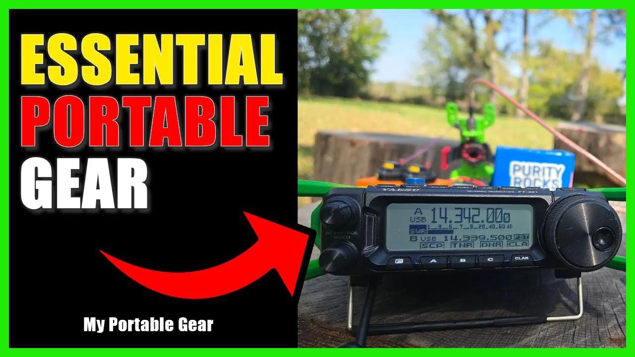 My ESSENTIAL Portable Ham Radio Gear & Setup!!!!!!!! #hamradio
