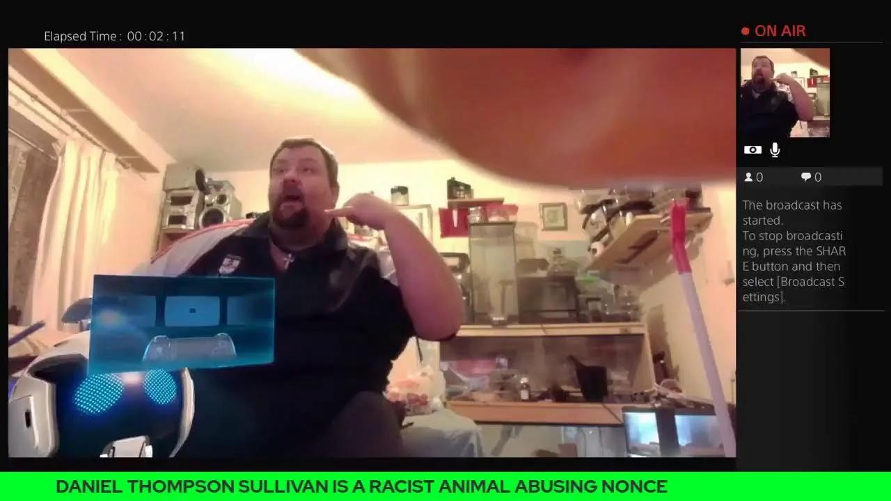 FAT DAN - DANIEL THOMPSON SULLIVAN - NONCE - ANIMAL ABUSING RACIST