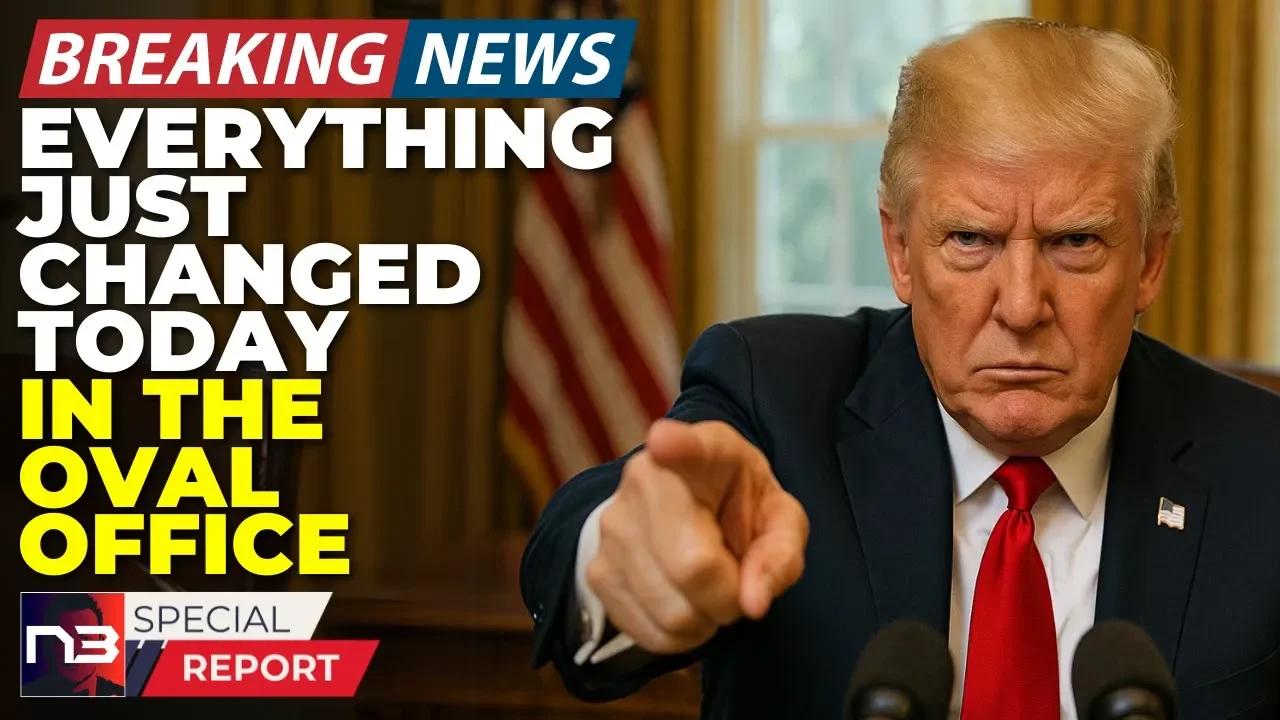 🚨BREAKING: What Went Down In The Oval Today Changes Everything And Corrupt Officials Are Panicking