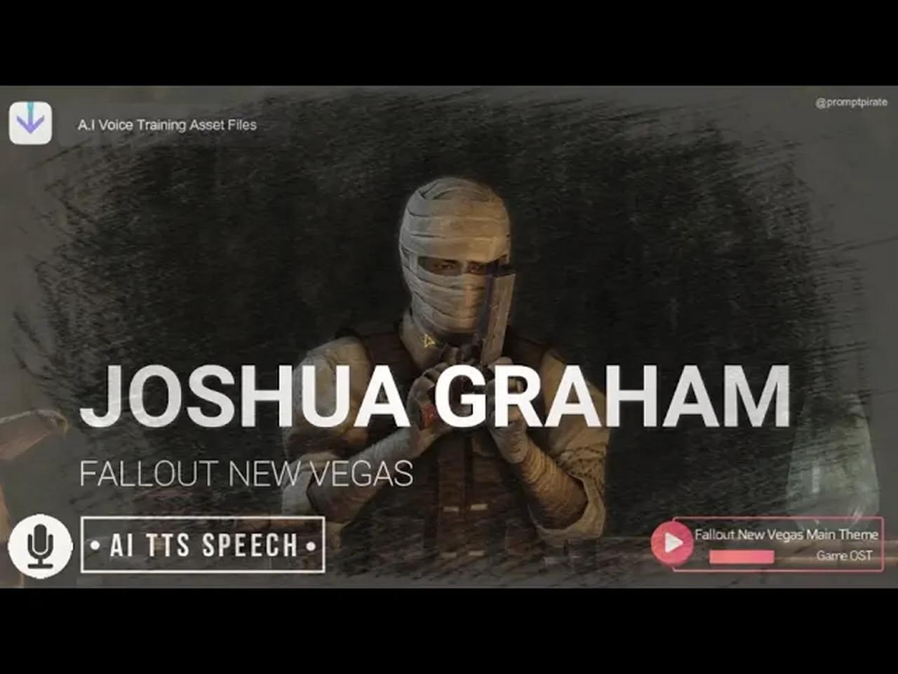 Joshua Graham - Fallout New Vegas AI Text To Speech Voice Demo (TTS ...