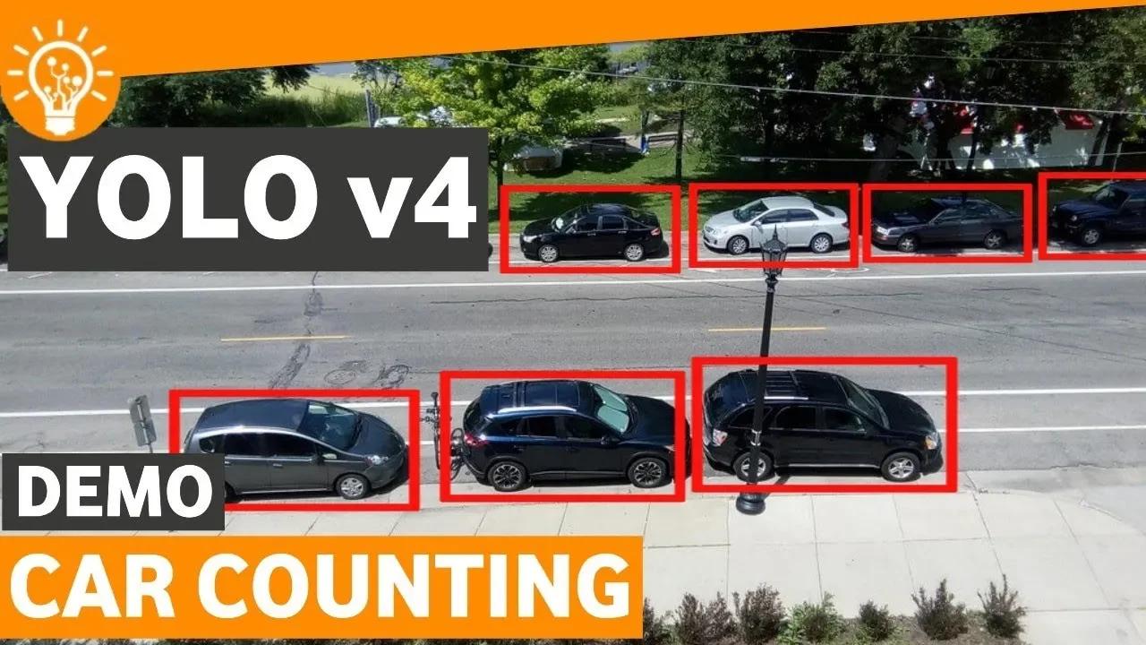 Car Counting DEMO app using YOLO v4 | OpenCV Python | Computer Vision |2020