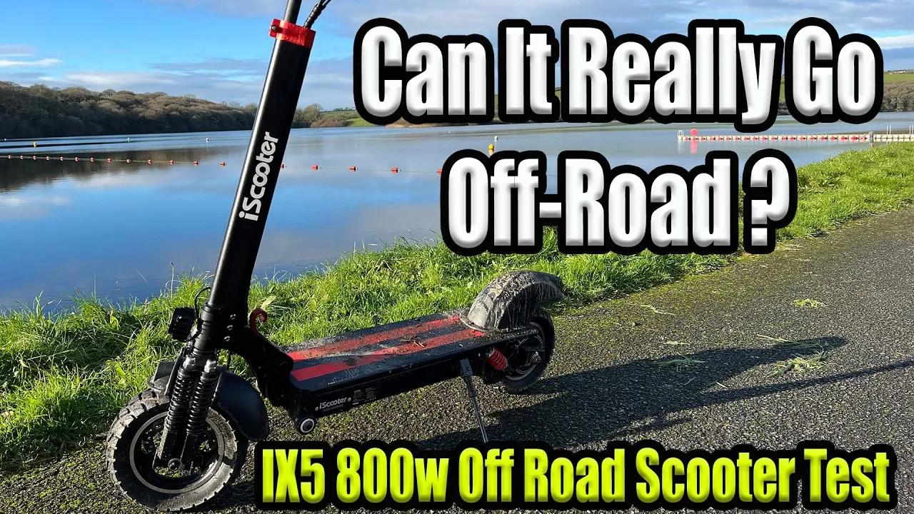 iScooter iX5 Off Road Electric Scooter - 8km Off-Road Trail - Will I ...