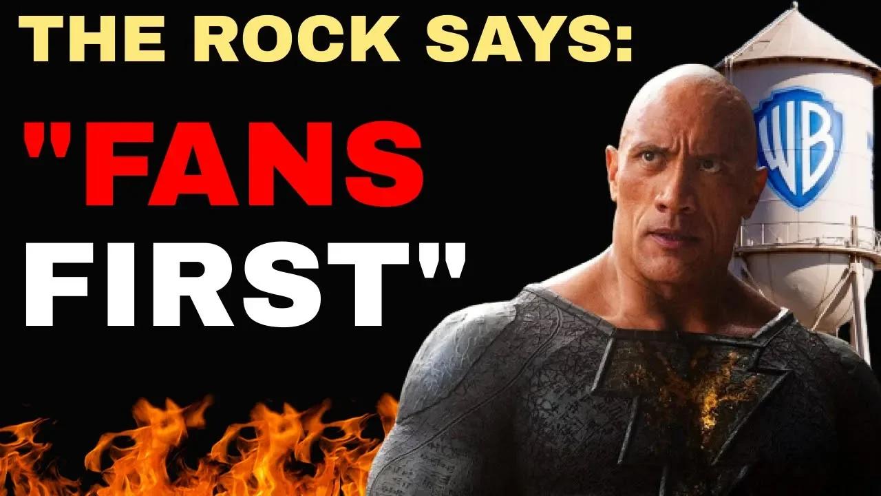 THE ROCK SAYS, "We Always Put The Fans First. Audience comes first ...