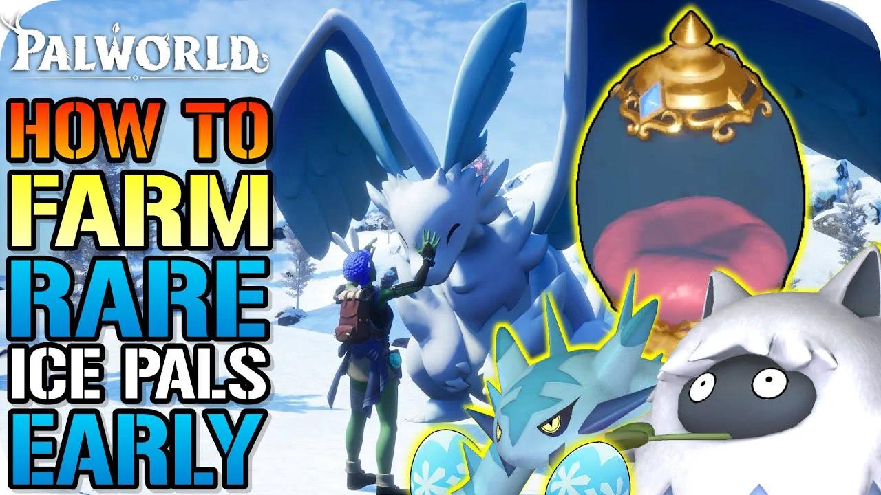 Palworld: EASY Ice Type Pals Farming Guide! How To FARM Rare Ice Type ...