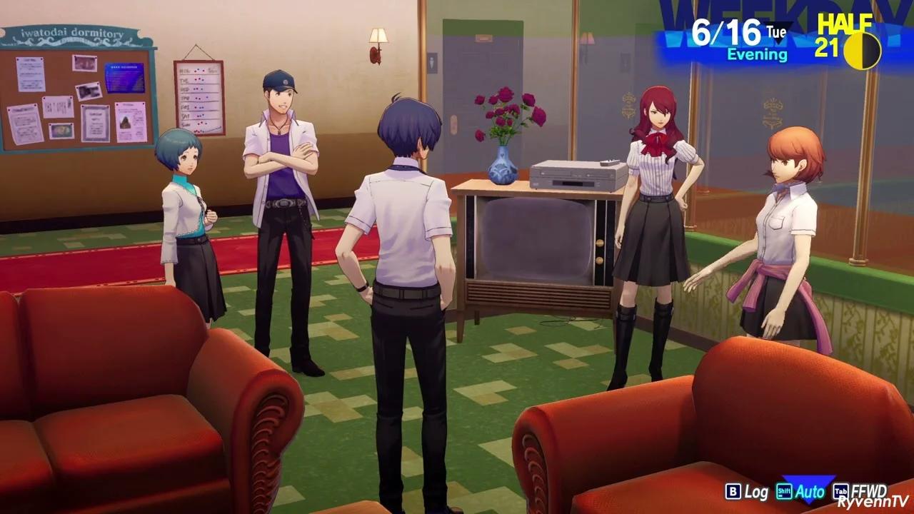 Persona 3 Reload - Dorm Introduction with Mitsuru