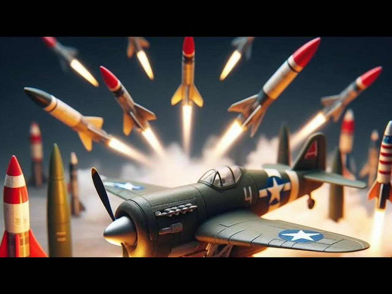 Messerschmitt Me 262 with rockets