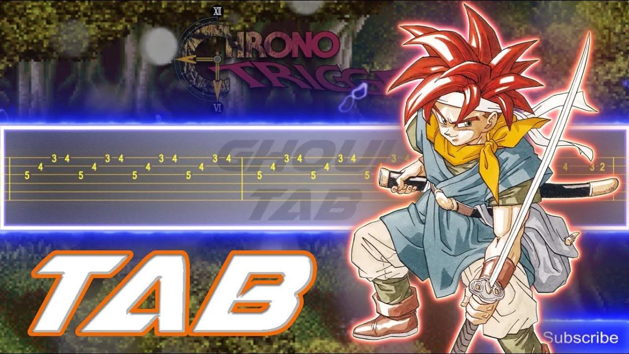 Chrono Trigger - Secret Of The Forest (Guitar Tab 譜 Tutorial)