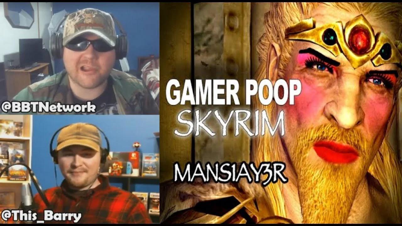 Gamer Poop: Skyrim #1 REACTION!!! (BBT & ThisBarry)