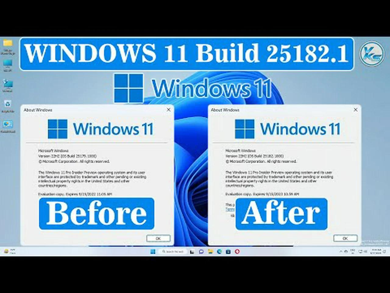 Windows 11 New Update 17-08-2022 | How To Update Windows 11 Build 25182.1