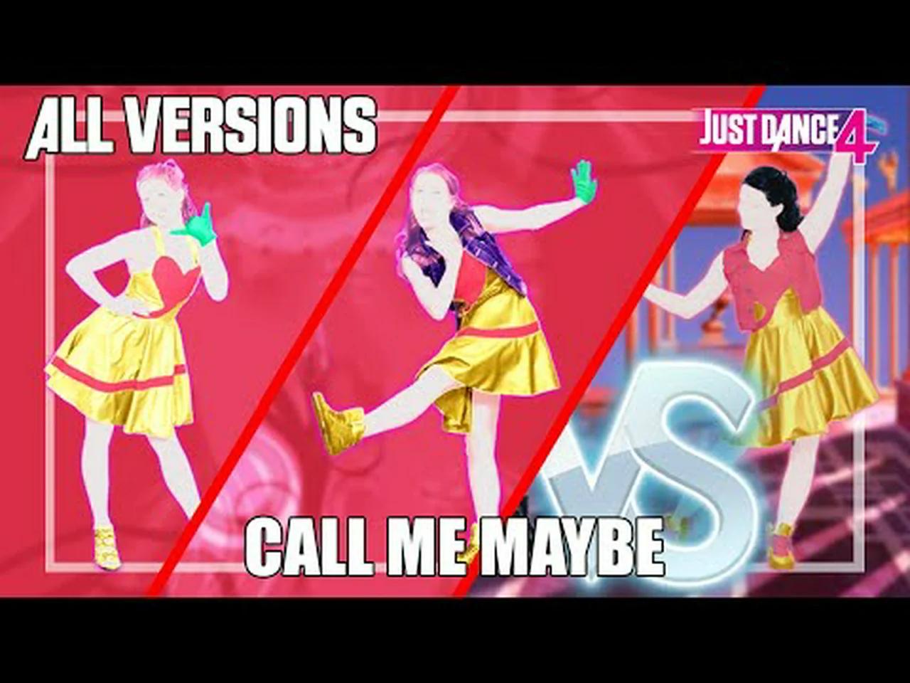JUST DANCE COMPARISON - CALL ME MAYBE [CLASSIC VS. ALTERNATE VS. BATTLE]