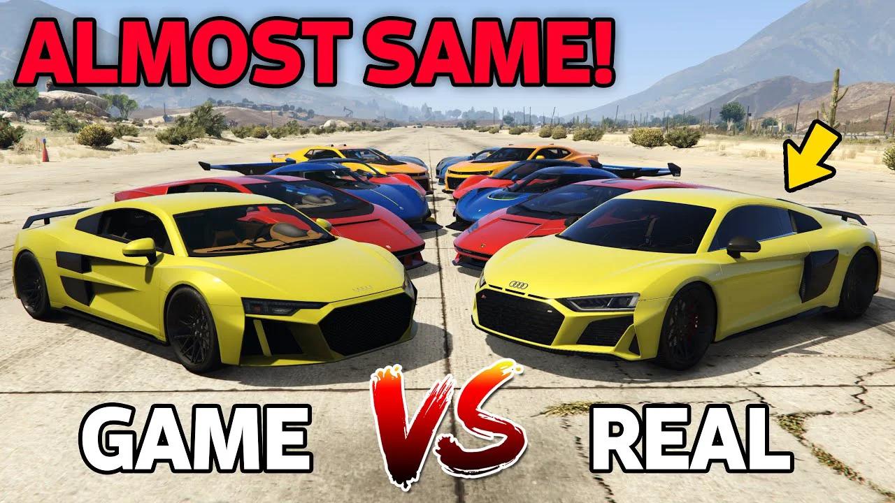 GTA 5 Online Cars vs Real Life Cars #1 | ALMOST SAME!