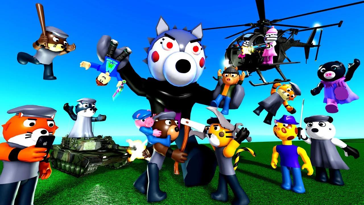 Roblox Piggy - All Fight Cutscenes! Piggy Roleplay Animating Your Comments