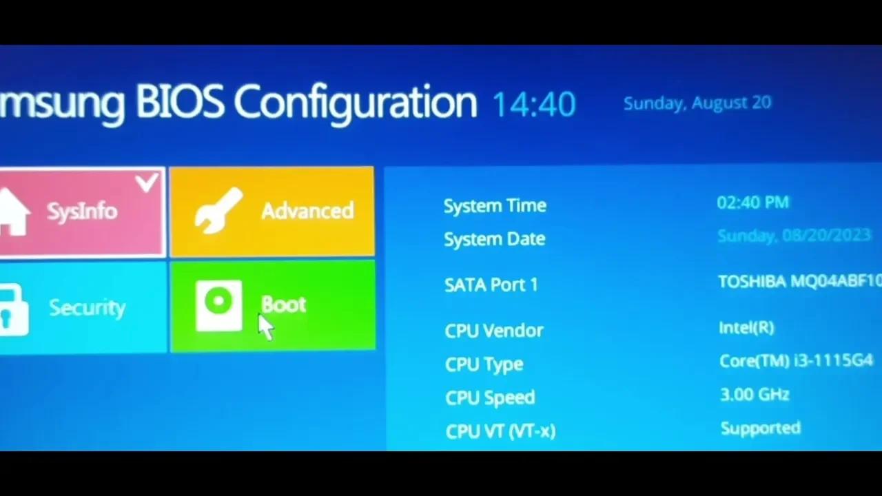 Como Entrar na BIOS do Notebook Samsung e Configurar Boot pelo Pen-Drive