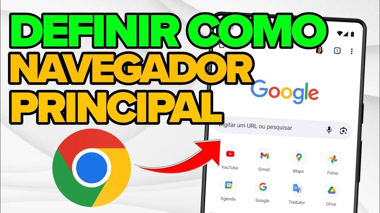 Como Abrir Links Diretamente no Chrome: Define Como Navegador padrão.