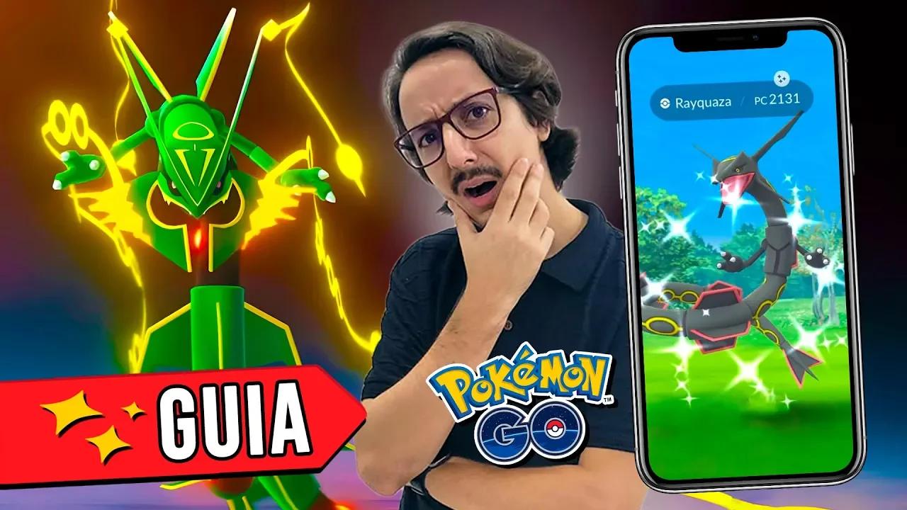 METEORITO DE GRAÇA! GUIA COMPLETO das RAIDS de Mega RAYQUAZA no Pokémon ...
