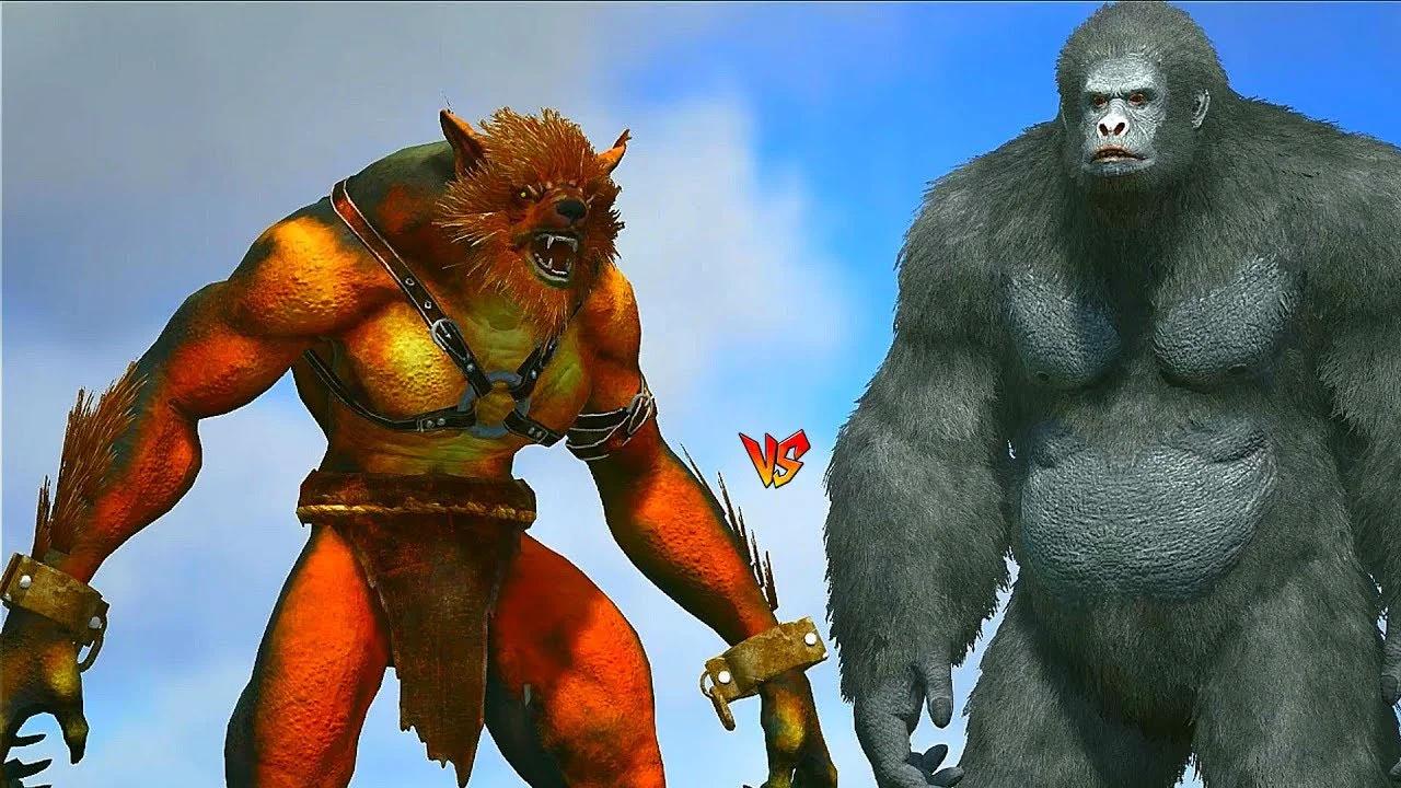 Ark Survival - The WEREWOLF vs YETI/TREX/SPINO and more [Ep.470]