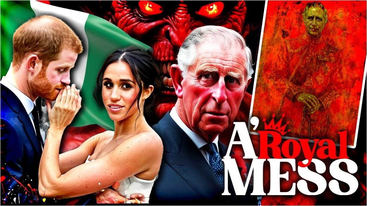 A Royal MESS LIVE! - Meghan Markle & Prince Harry, "EVIL" Paintings? The Royal Family
