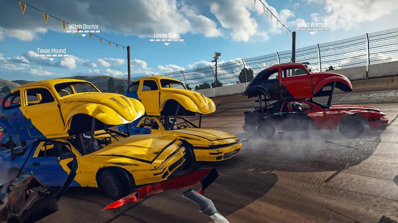 Double Decker Vintage Car | Demolition Race - Wreckfest Mobile Gameplay QHD
