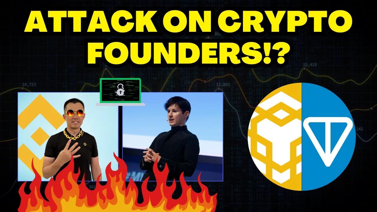 #TONCOIN / TELEGRAM FOUNDER JAILED IN FRANCE | CZ #BINANCE CEO OUT OF JAIL | CRYPTO UNDER ATTACK!?