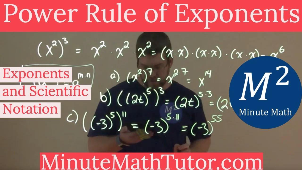 Use the Power Rule of Exponents | Exponents and Scientific Notation | College Algebra