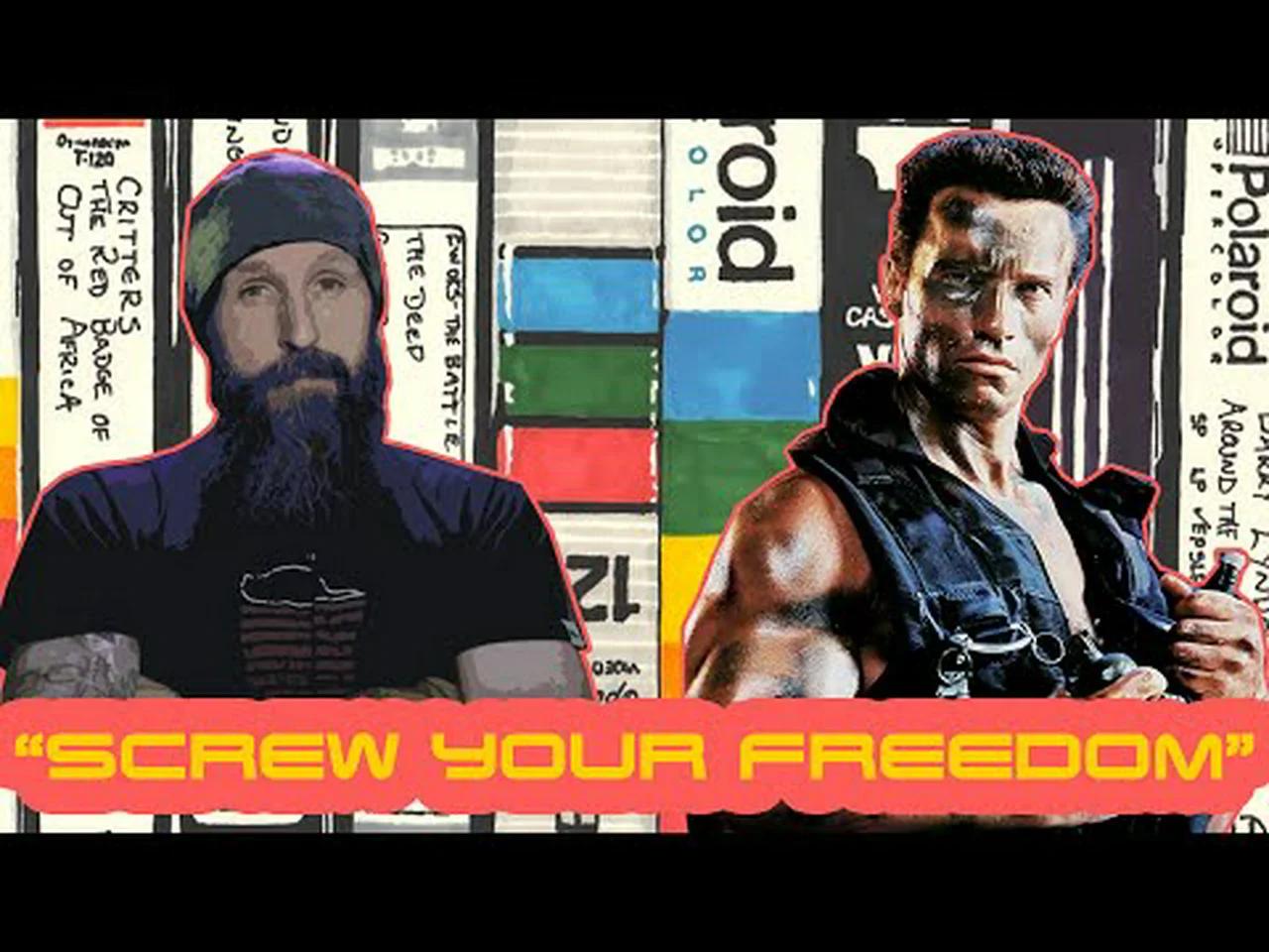 "SCREW YOUR FREEDOM" "WEAR A MASK" - Arnold Schwarzenegger