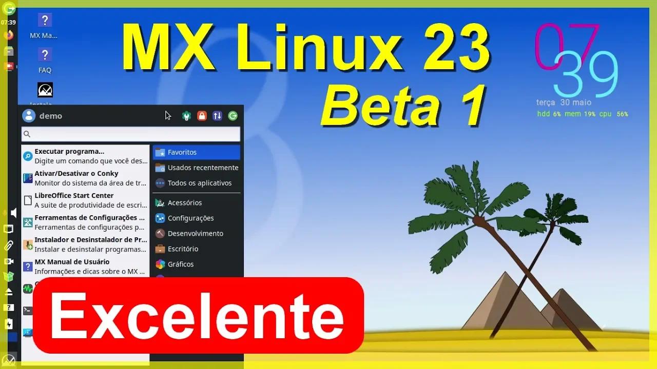 Lançamento do MX Linux 23 Beta 1 Debian 12. Rápido e Leve. Para PCs ...