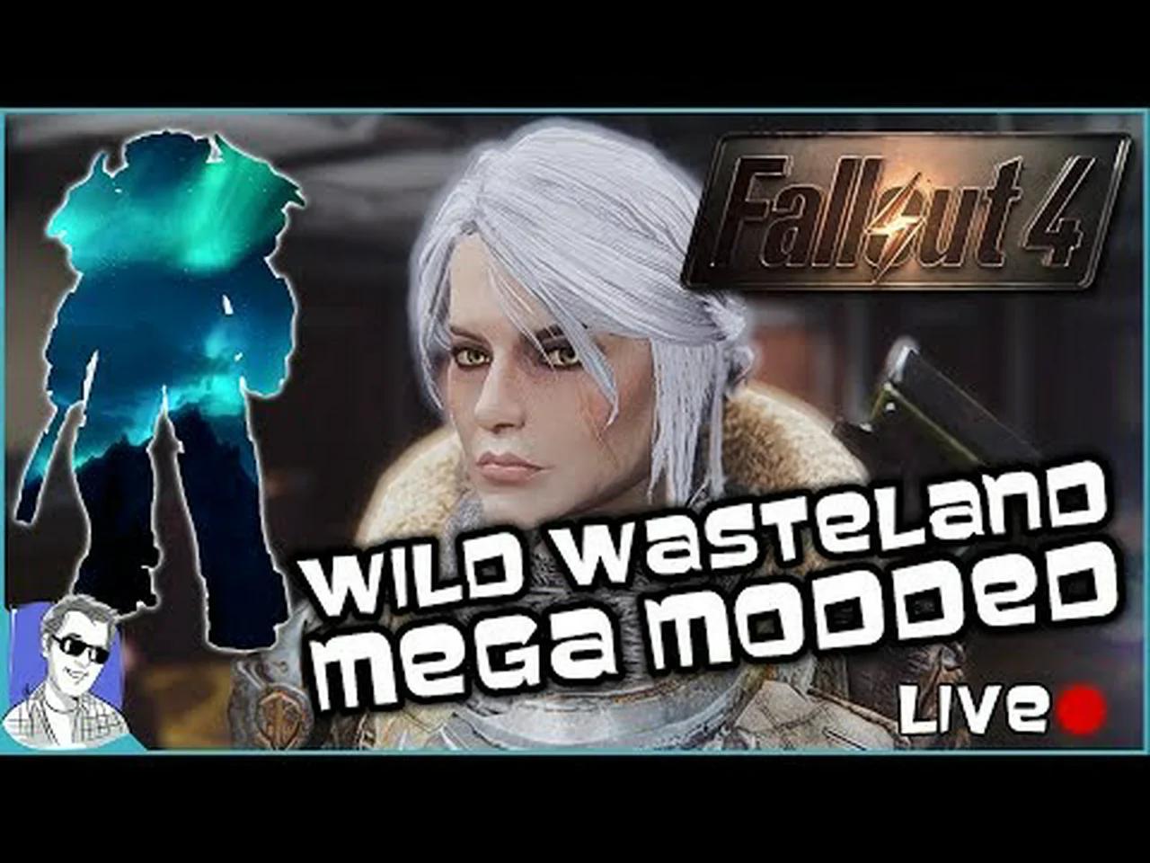 🔴 Mega Modded Fallout 4 With Ciri LIVE!!