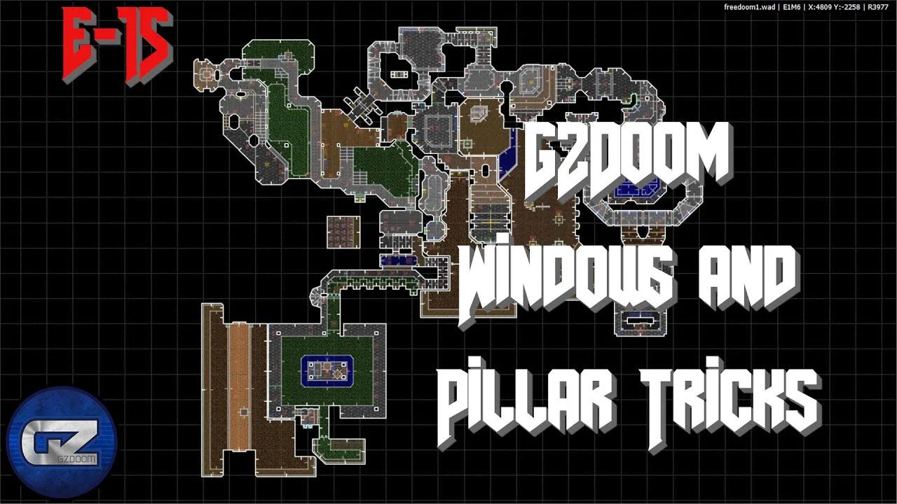 GZDoom Mapping - Windows and Pillar Tricks - Tutorial 15 | Ultimate ...