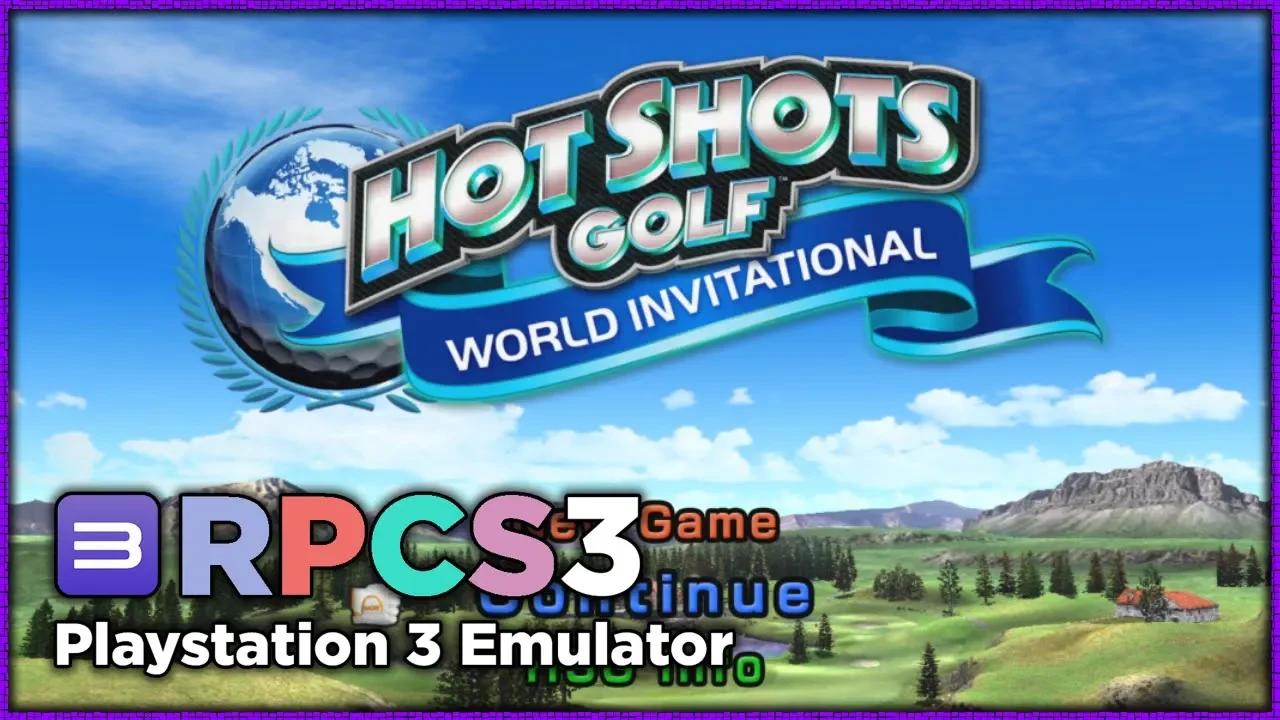 Hot Shots Golf: World Invitational | RPCS3 0.0.24-14289 | PlayStation 3 ...
