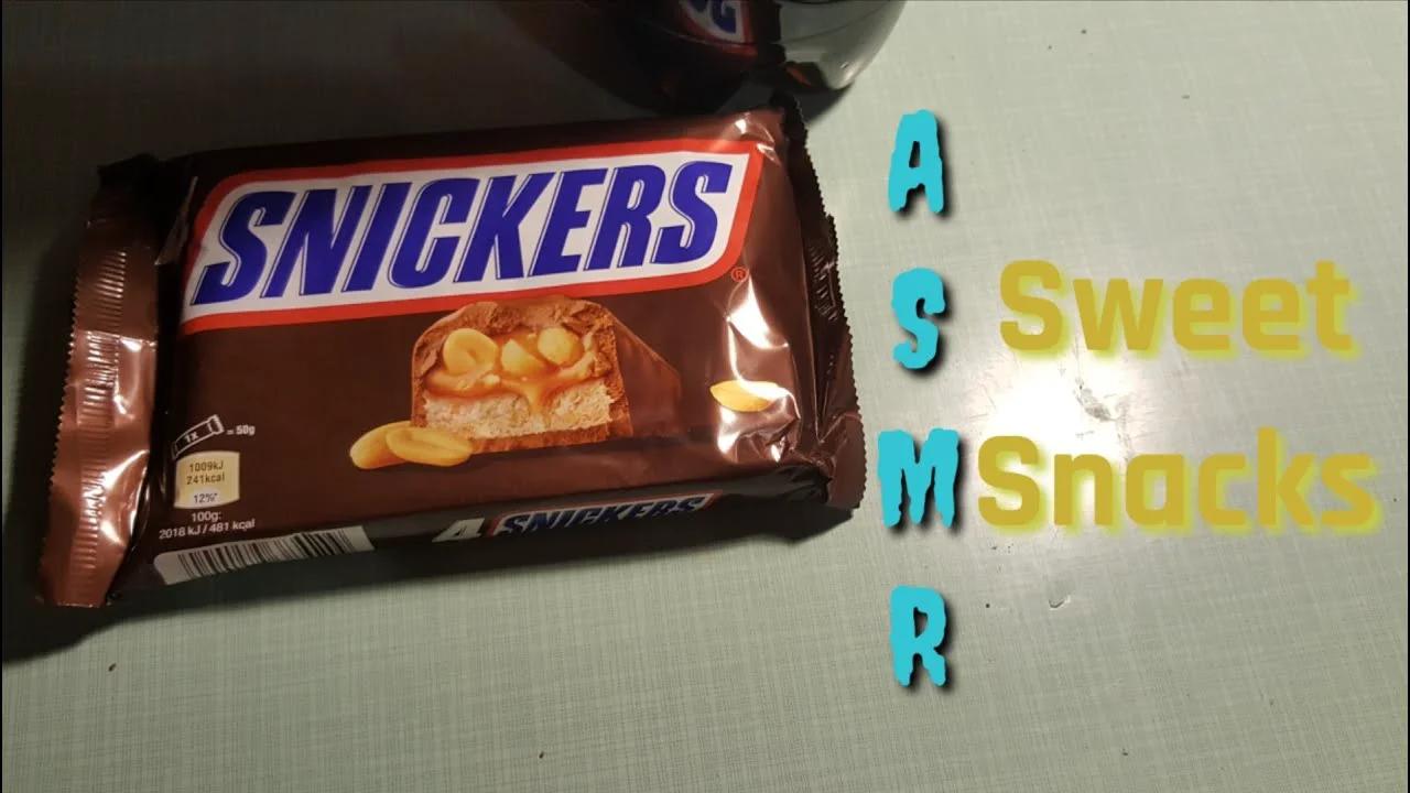 ASMR Eating (Sweet Snacks) Snickers