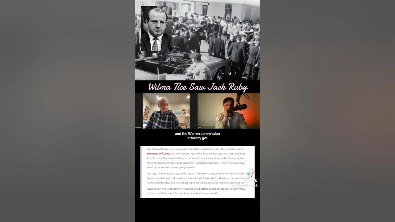 Wilma Tice Testimony On Seeing Jack Ruby