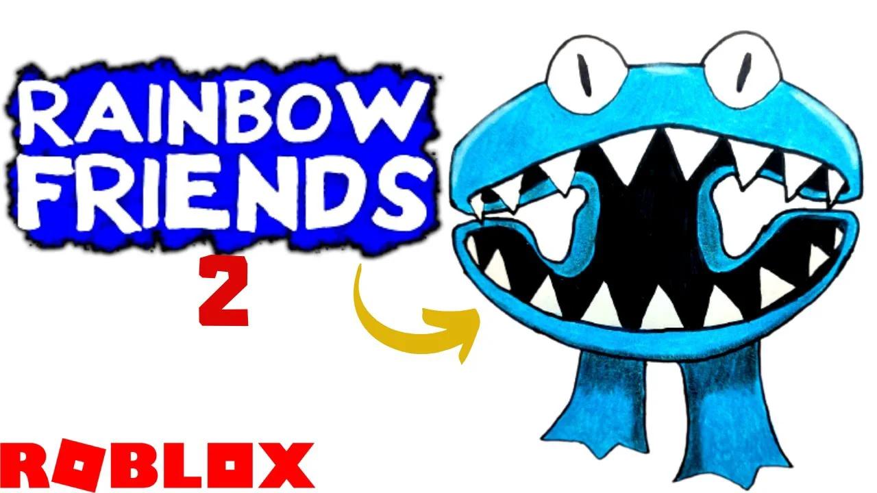 Cómo DIBUJAR a😱CYAN de RAINBOW FRIENDS Capitulo 2/ How to DRAW CYAN ...