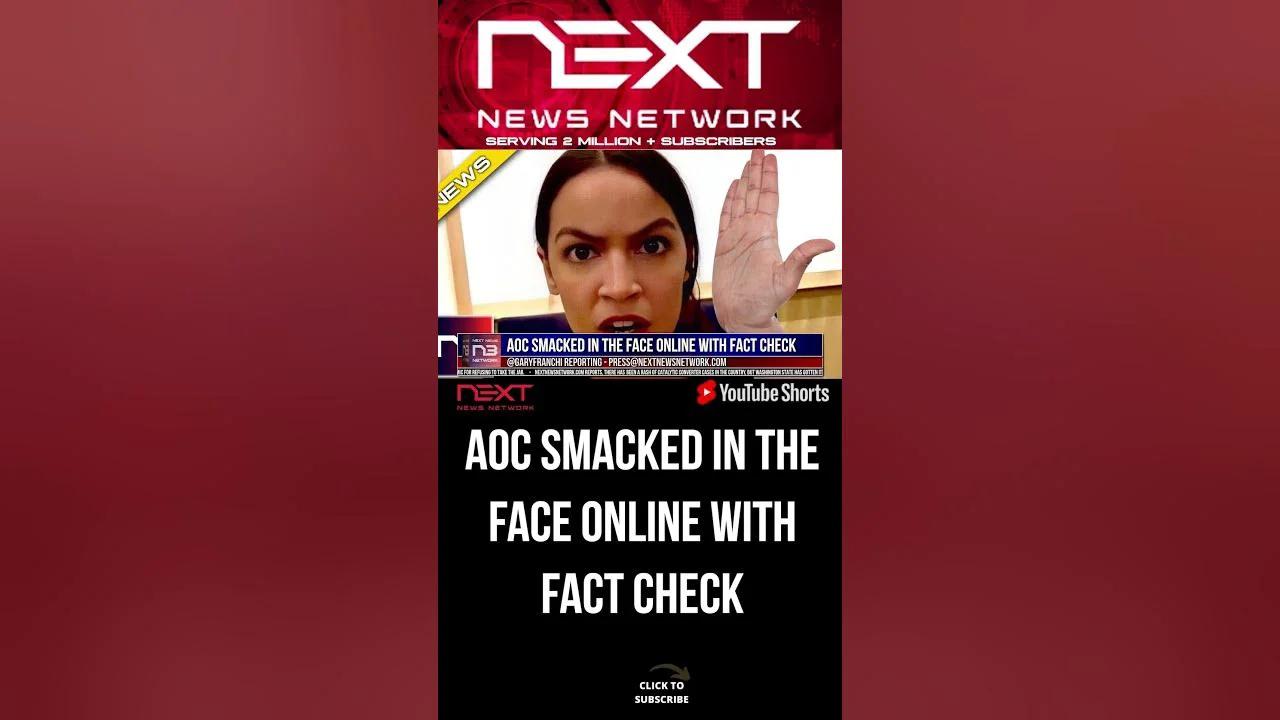 Aoc Smacked In The Face Online With Fact Check Shorts