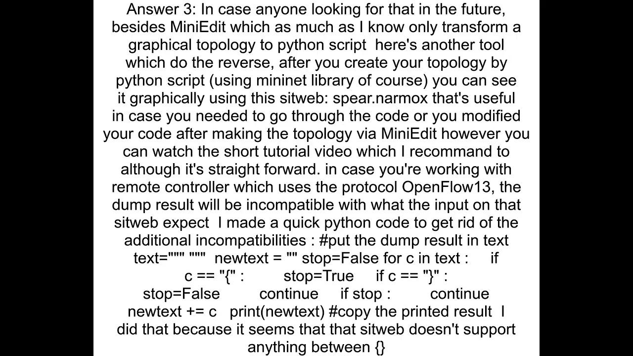 How To Use Mininet In Gui Version