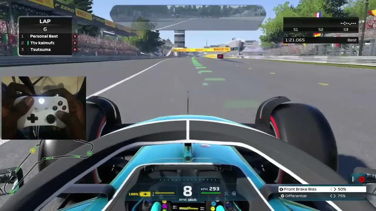 A Lap Around The Fastest Track in F1 22 game