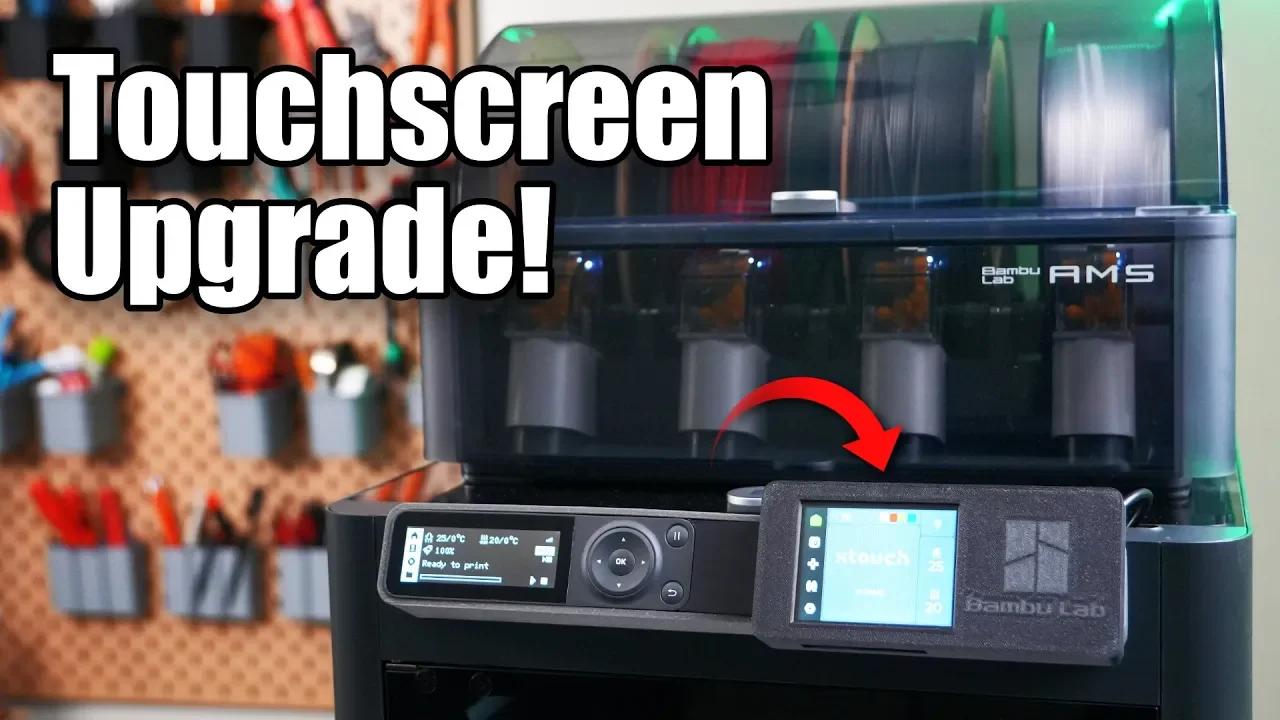 Touchscreen Add-on For Your Bambu Lab 3d Printer! (xtouch)