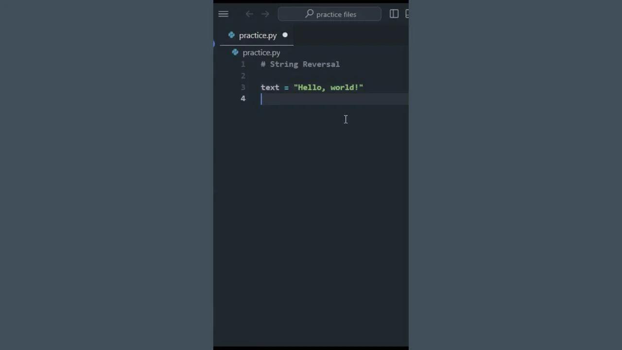 String Reversal Python Pythonprogrammingcodinglearnpython 1352