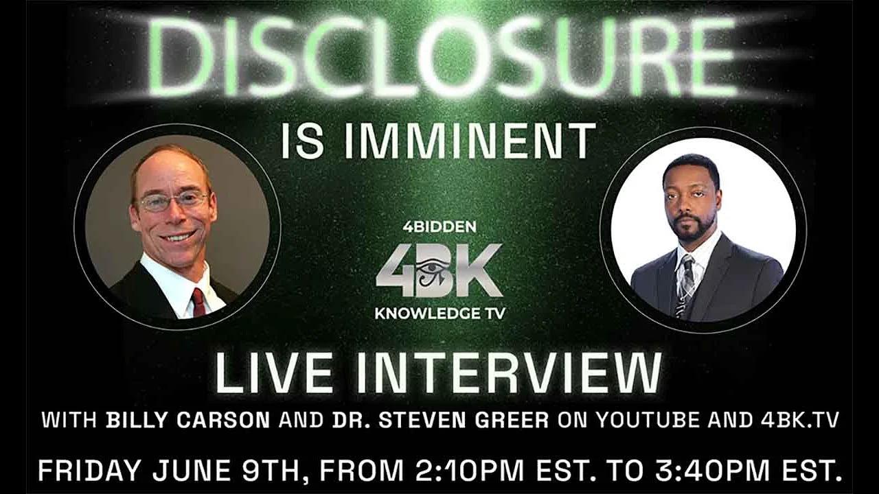 Billy Carson interviews Dr. Steven Greer LIVE