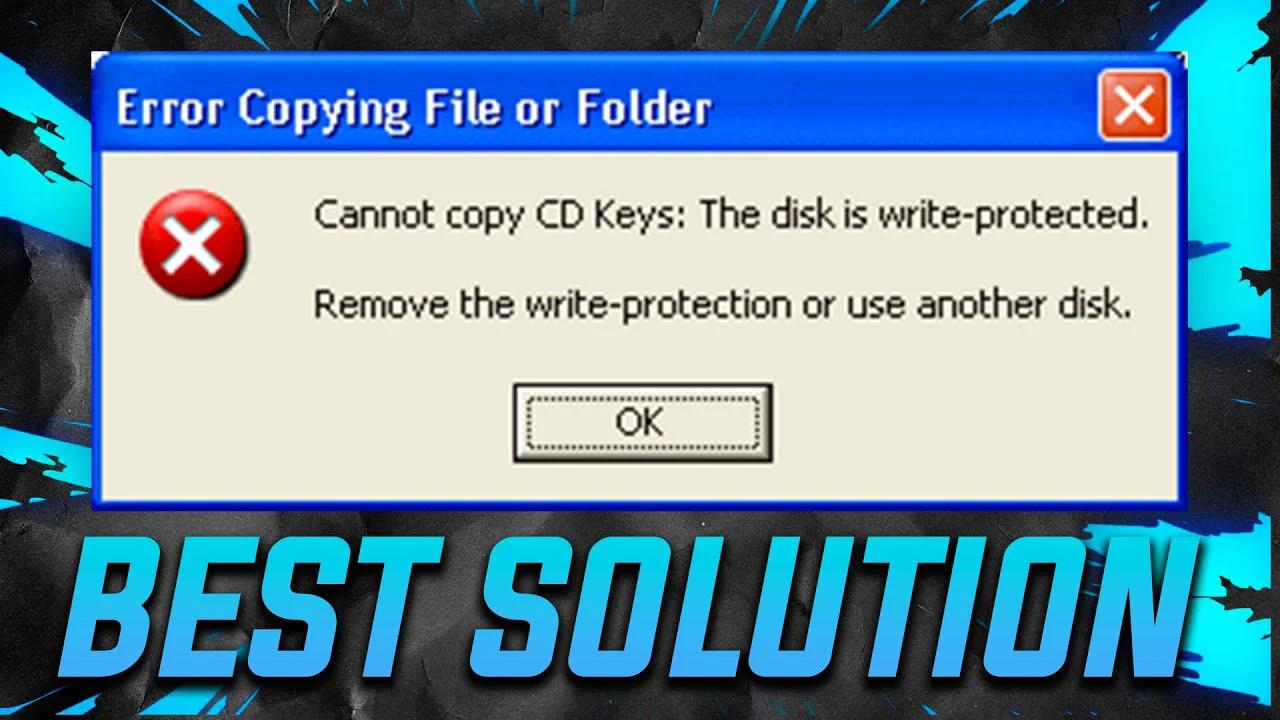 How To Fix The Disk Is Write Protected Error Remove Write Protection Pendrive