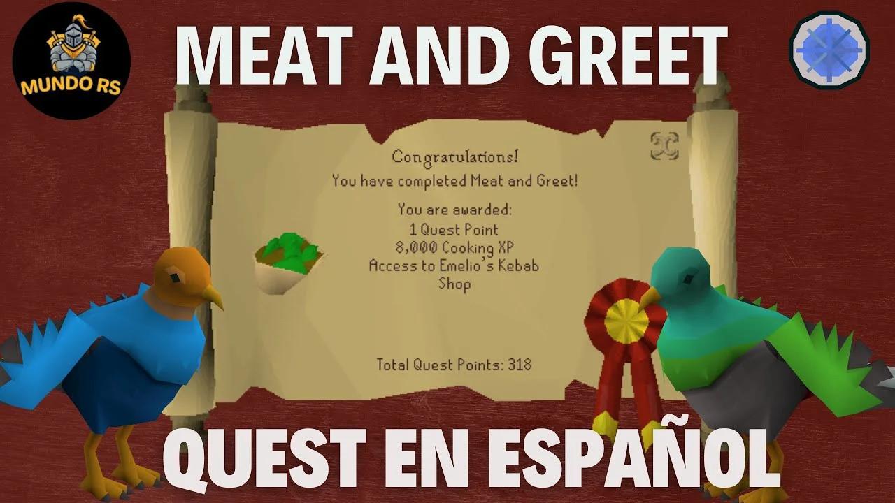 OSRS GUIA PARA HACER LA QUEST MEAT AND GREET EN ESPAÑOL 2024 OLD SCHOOL ...