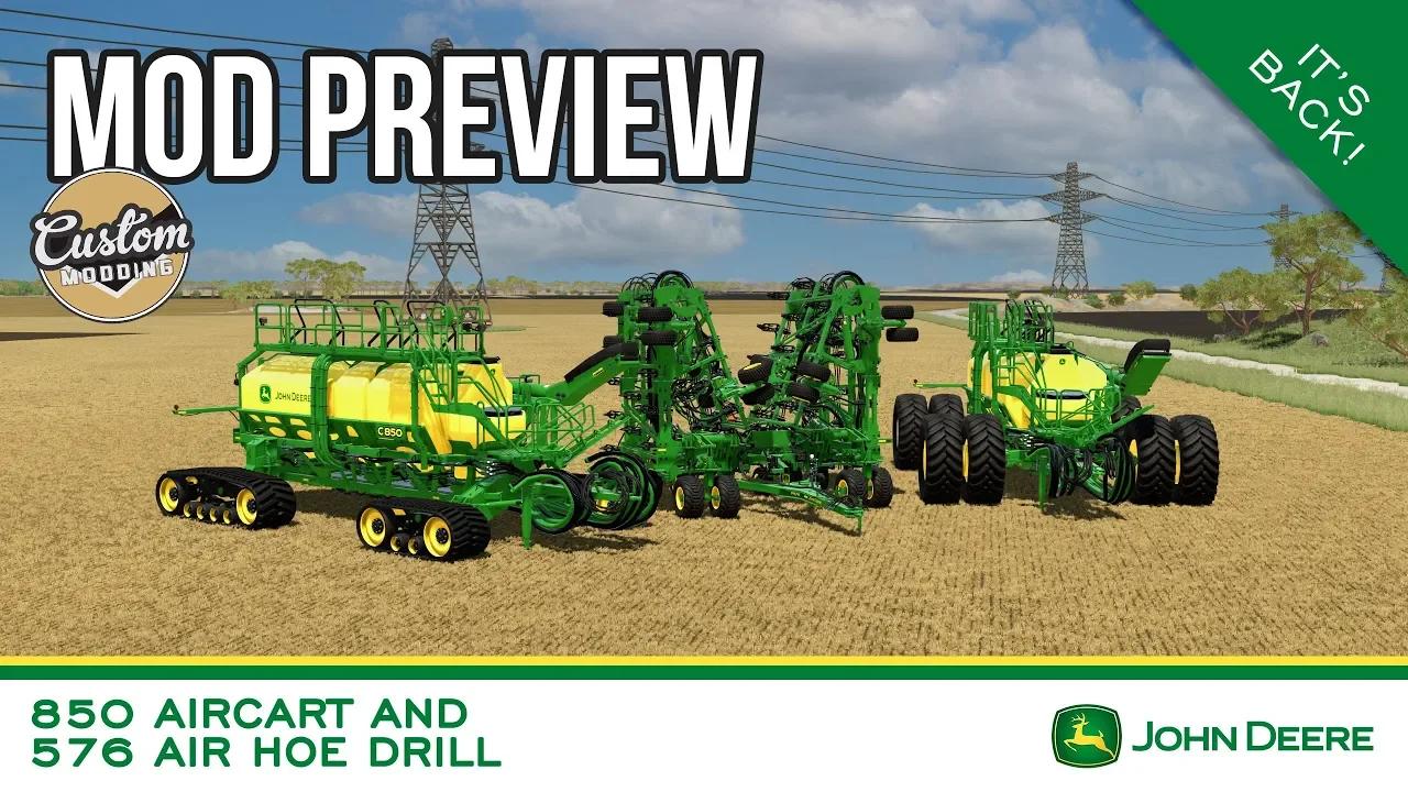 Custom Modding's John Deere C850 Air Cart and Drill is BACK! - FS22